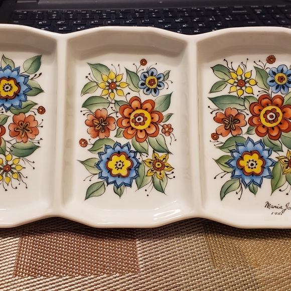 Real S.Paulo | Kitchen | Vintage 981 Ceramic Candy Tray Dish Brazil ...